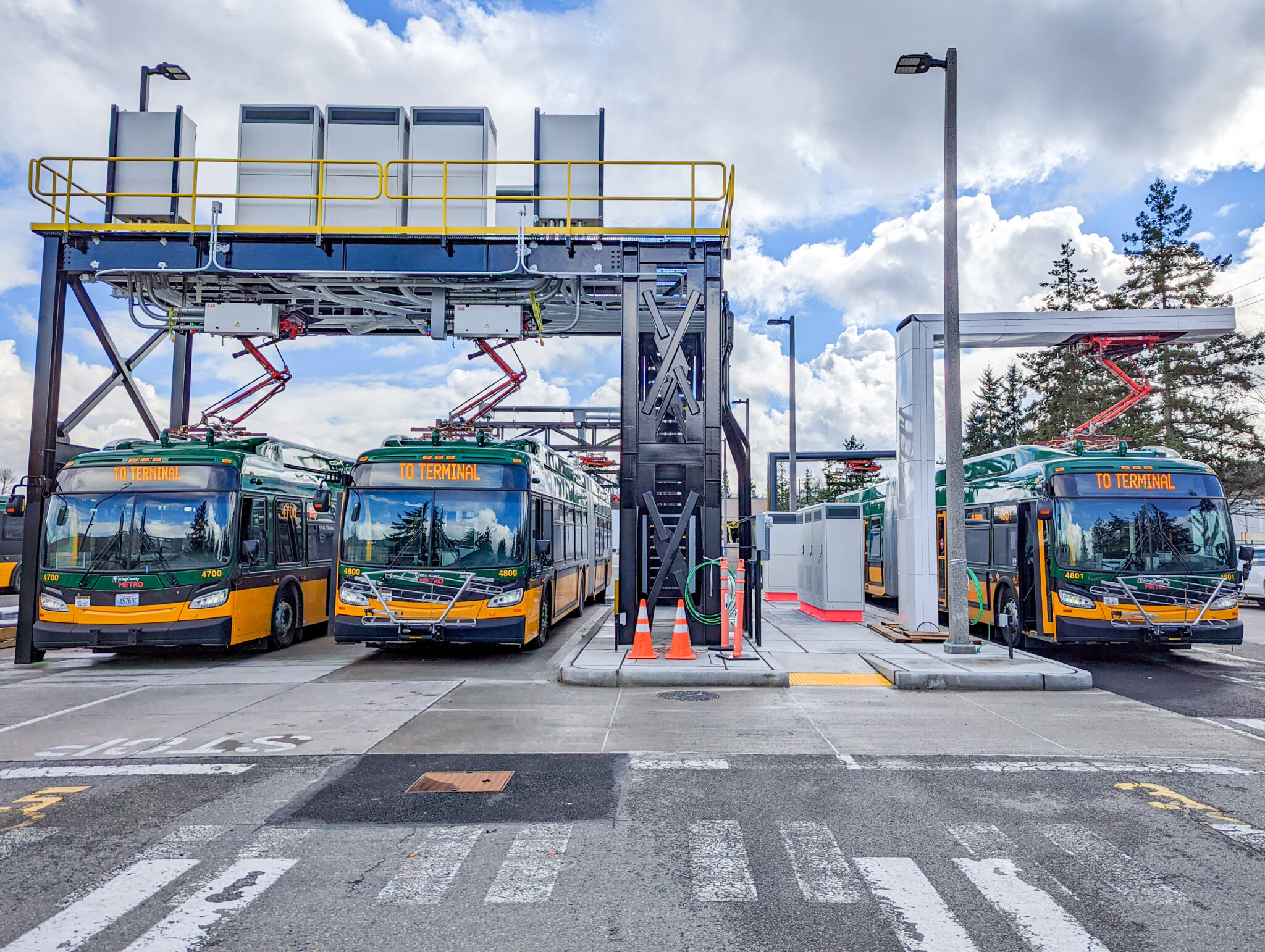 King County Metro Electric Bus Charging Pilot Seattle - McKinstry